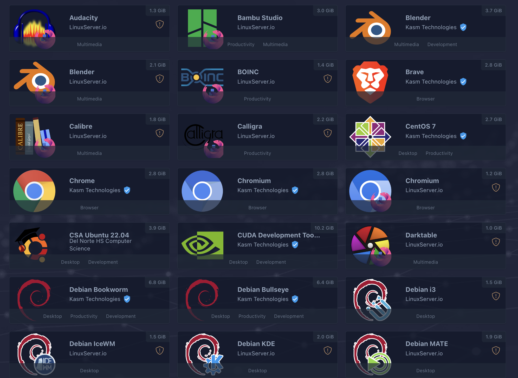 Kasm Workspaces | Open Coding